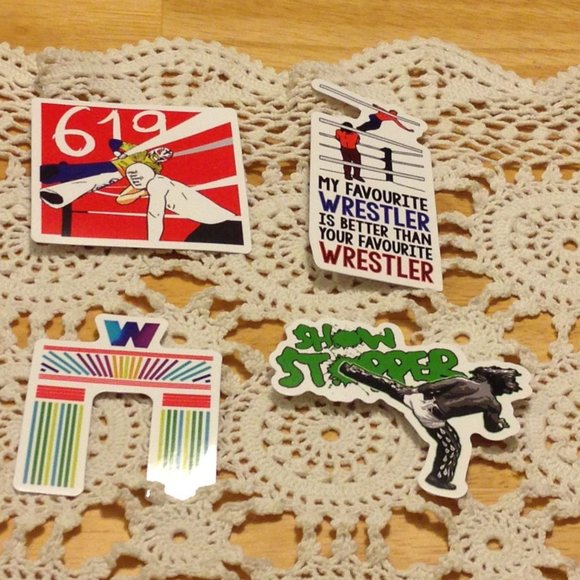WWE | Other | Wwe Wrestling Stickers Decals Wrestlemania | Poshmark